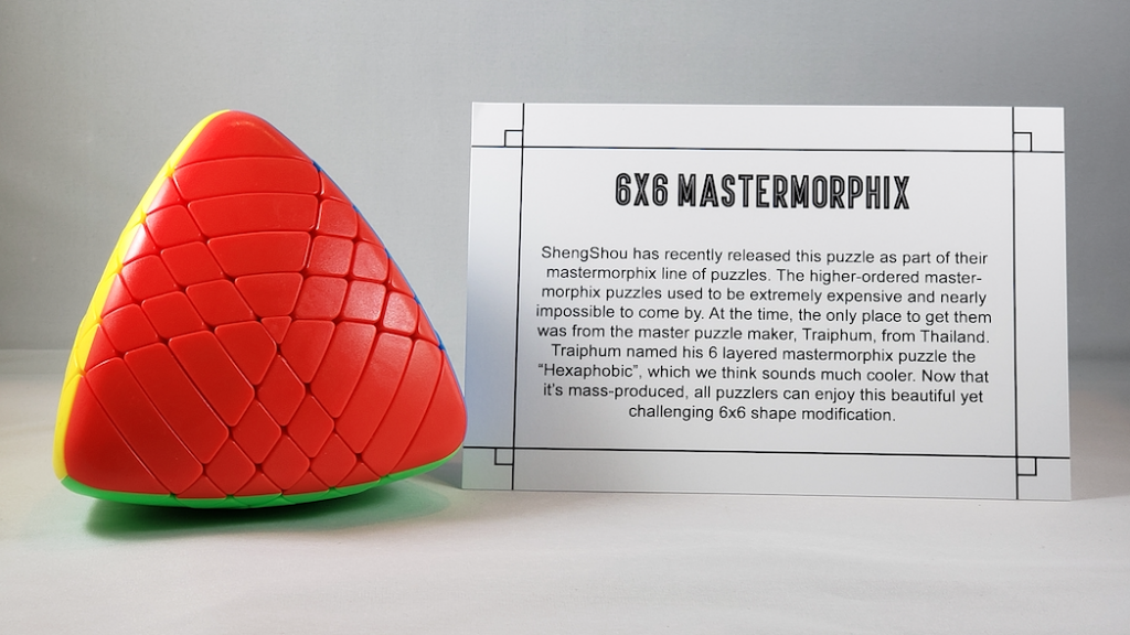 ShengShou 6x6 Mastermorphix Available Now - Puzzlcrate