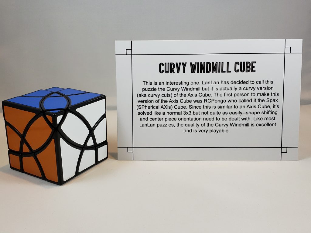 Curvy Windmill Cube Available Now - Puzzlcrate